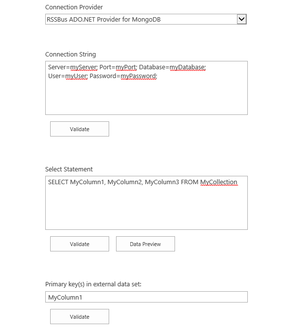 Mongodb Sharepoint Data Integration