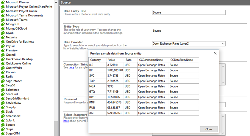 Open Exchange Rates Integration