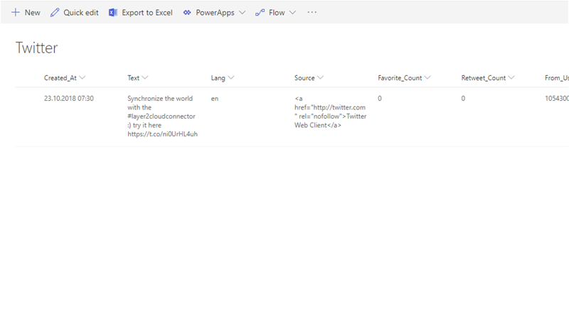 Twitter Integration via Layer2 | easy & code-free